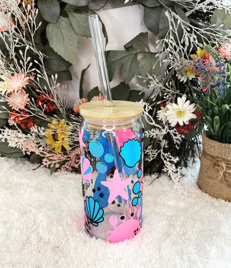 Beach Please Libbey Cup Beach Cup Mermaid Coffee Cup - Etsy