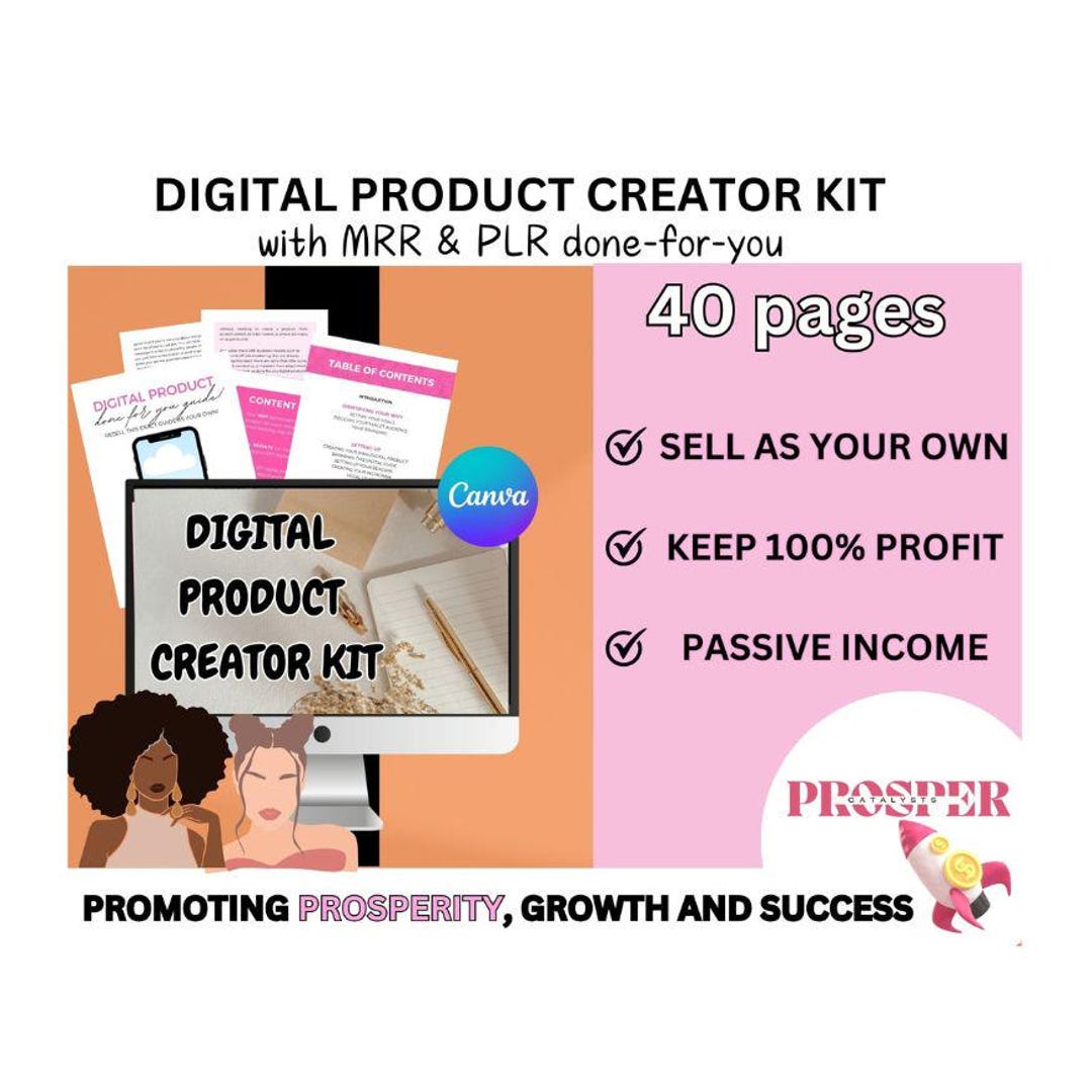 Digital Creator Kit, Done for You Canva Templates, Create & Sell Today ...