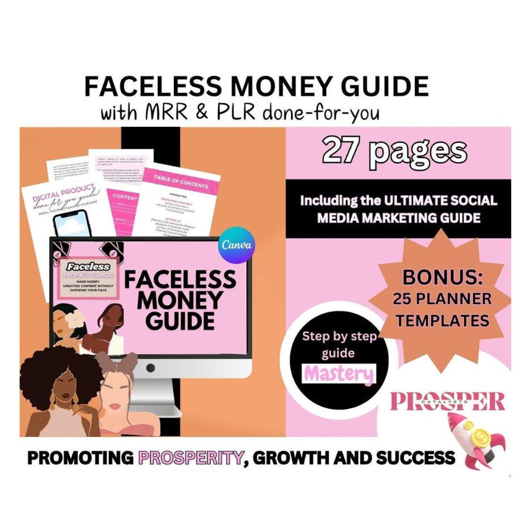Ultimate Faceless Money Guide & E-book for Passive Income and Financial ...