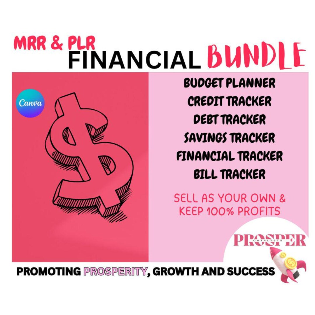 Financial Planner Templates With Master Resell Rights, Financial ...