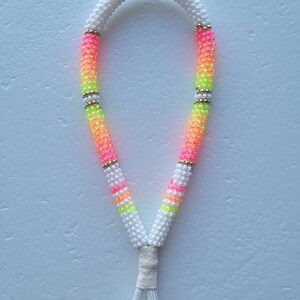 Sunset Neon Fade Native Beaded Wristlet - Etsy Canada