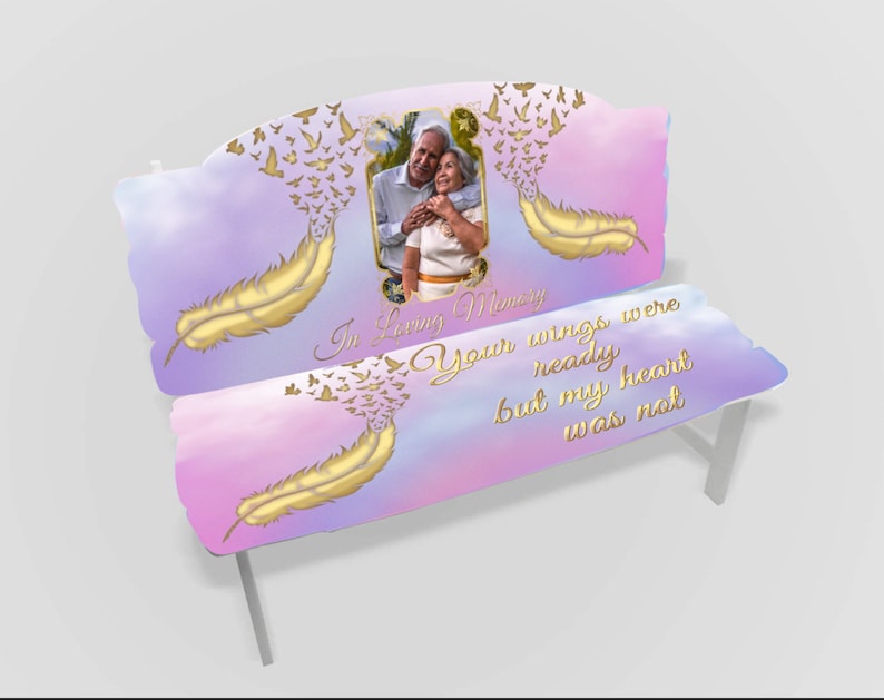 Memorial Bench Template Sublimation Design PNG - Etsy