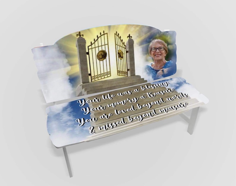 Memorial Bench Template Design Sublimation Png - Etsy