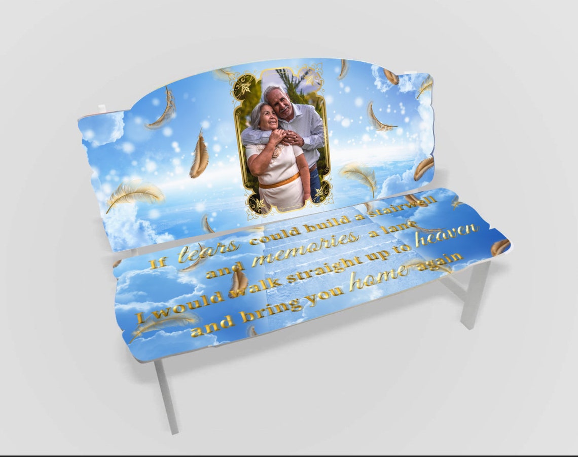 Memorial Bench Template Sublimation Design PNG - Etsy