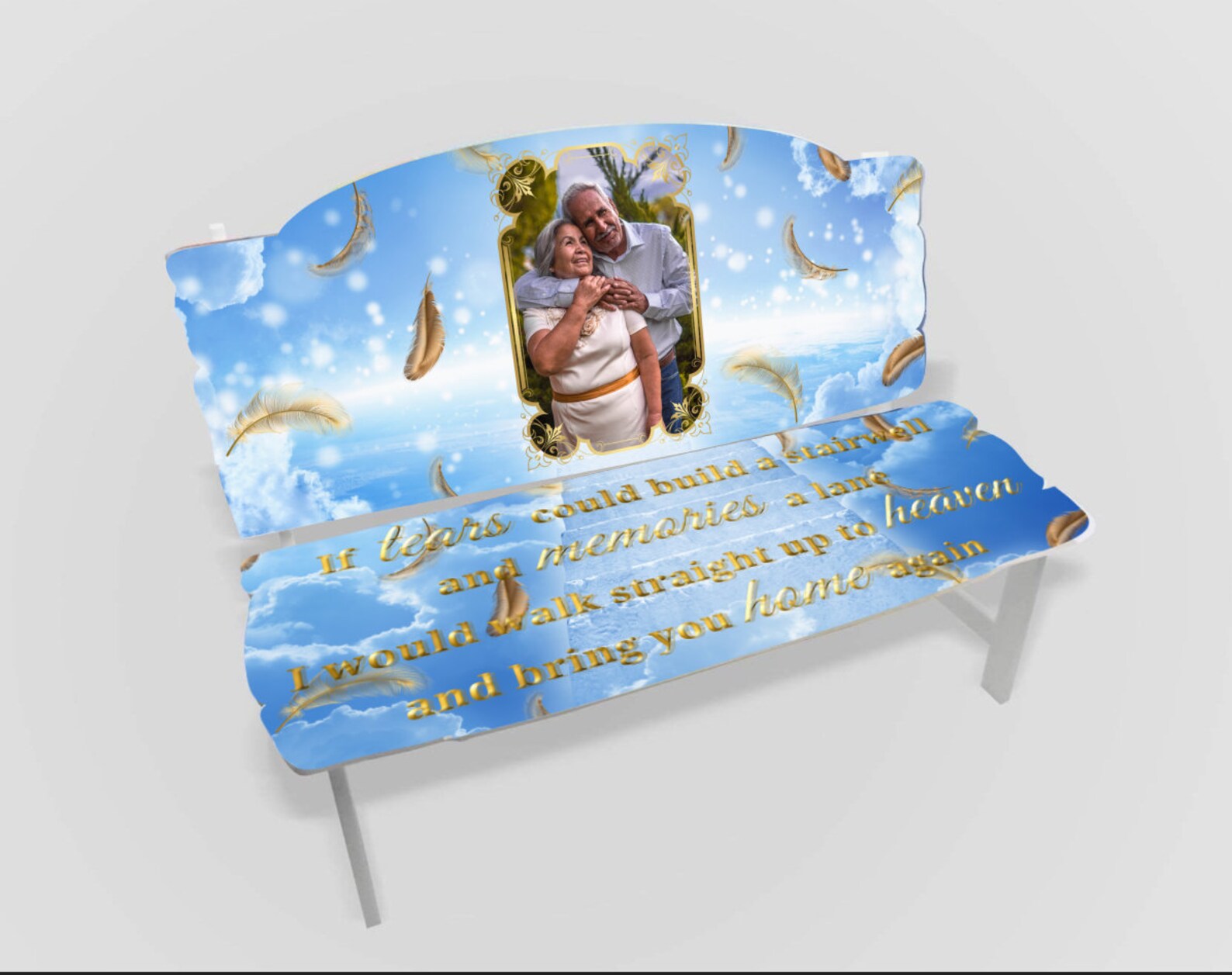 Memorial Bench Template Sublimation Design PNG - Etsy