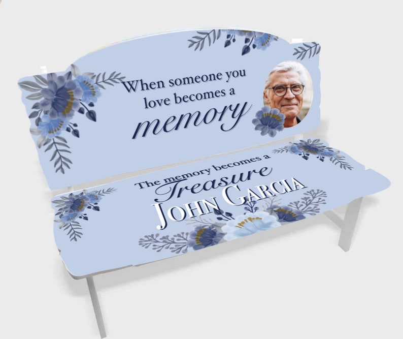 Memorial Bench Template Sublimation - Etsy