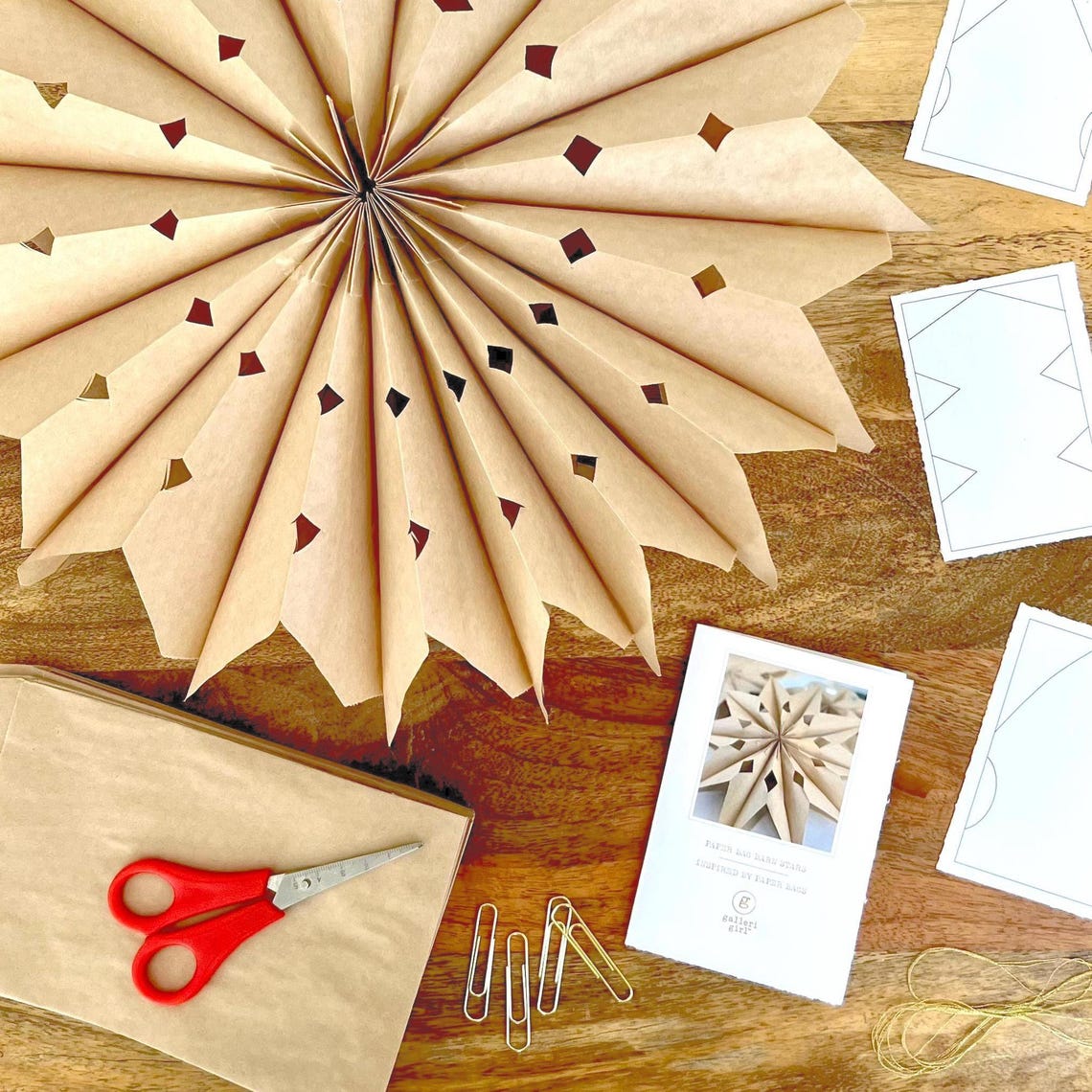DIY Paper Bag Barn Star Kit: Makes 3 Crafts - Etsy
