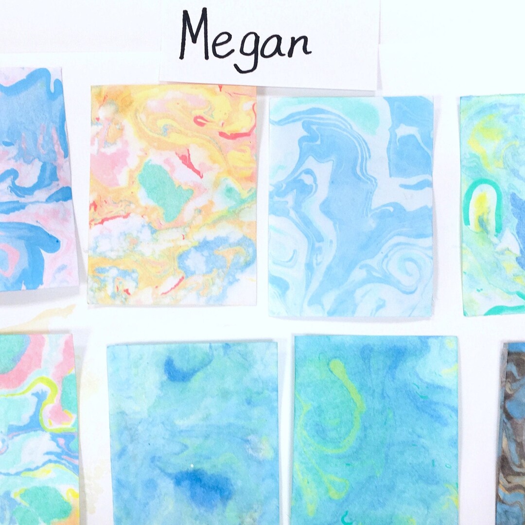 DIY Suminagashi Marbling Kit / Ages 4 / Printmaking / Party Craft ...