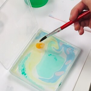 DIY Suminagashi Marbling Kit Ages 4 Printmaking Best Party Craft ...
