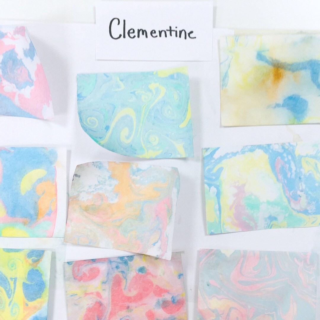 DIY Suminagashi Marbling Kit Ages 4 Printmaking Best Party Craft ...