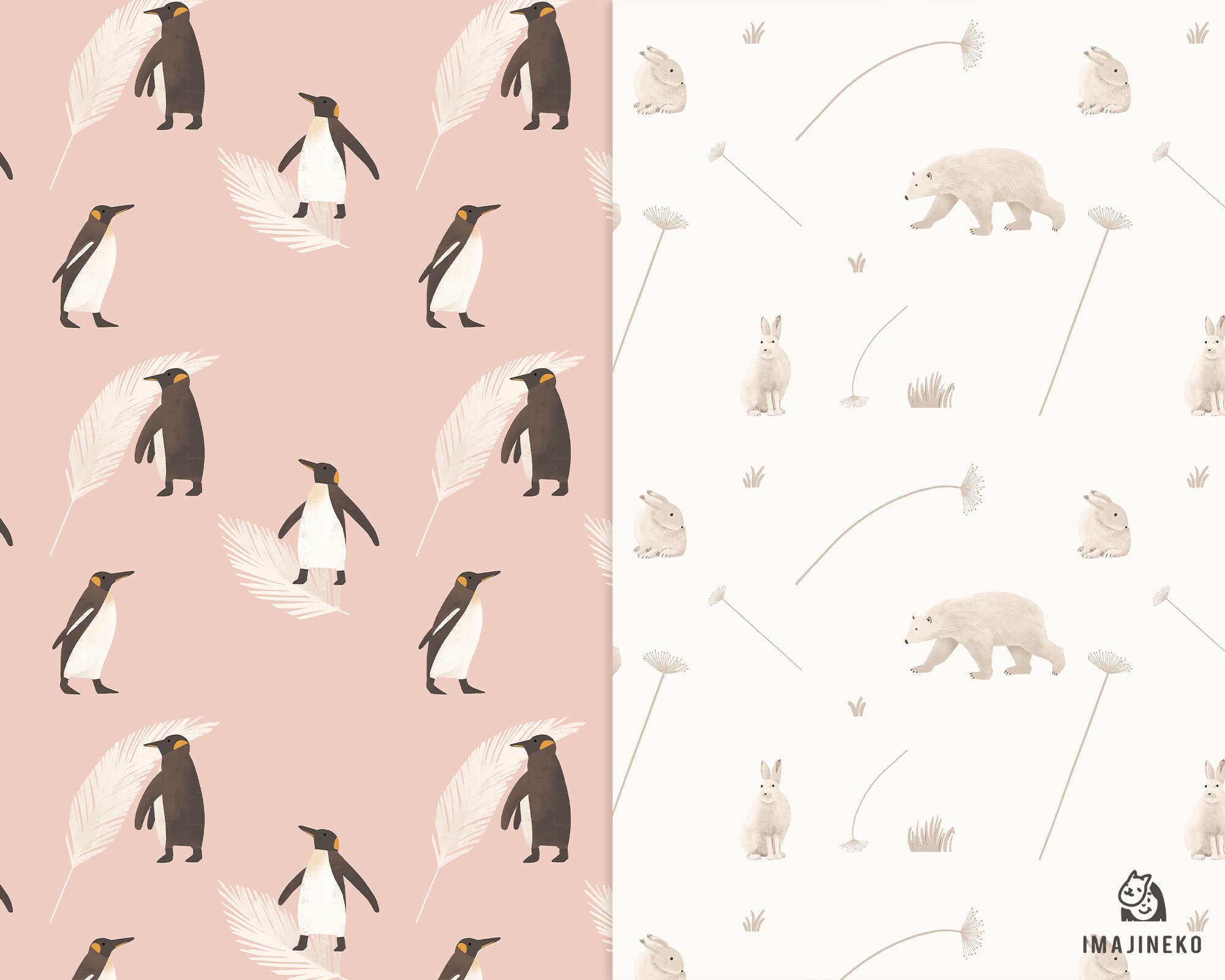 Winter Digital Paper, Winter Boho Scrapbook Paper, Christmas Boho ...