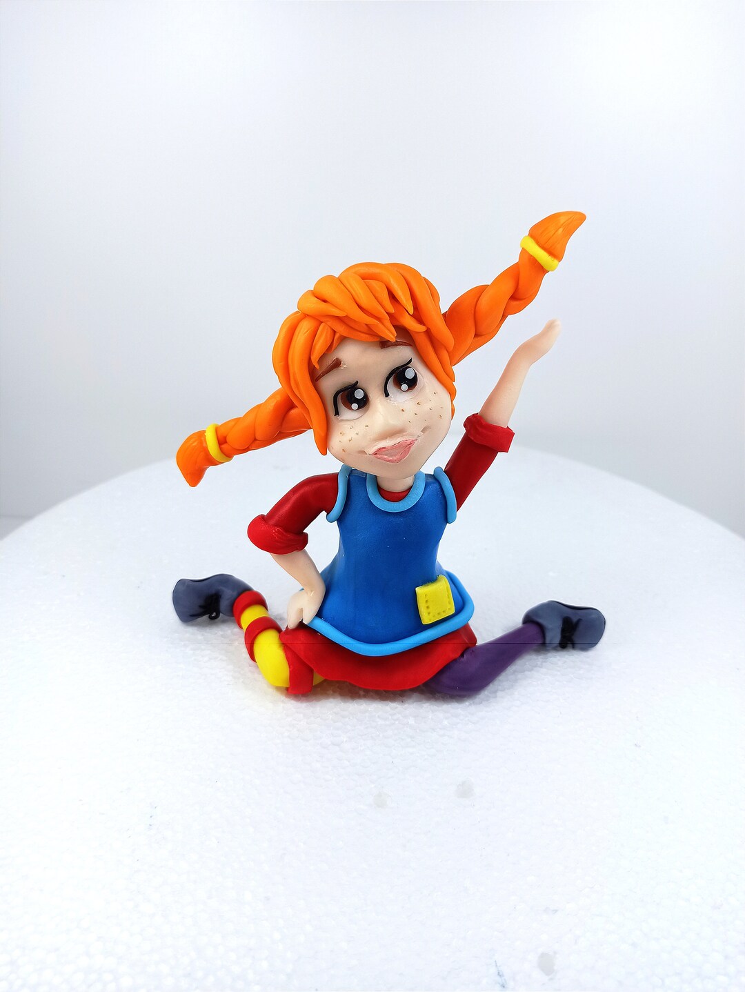 Fondant Pippi Longstocking Birthday Decoration Cake - Etsy
