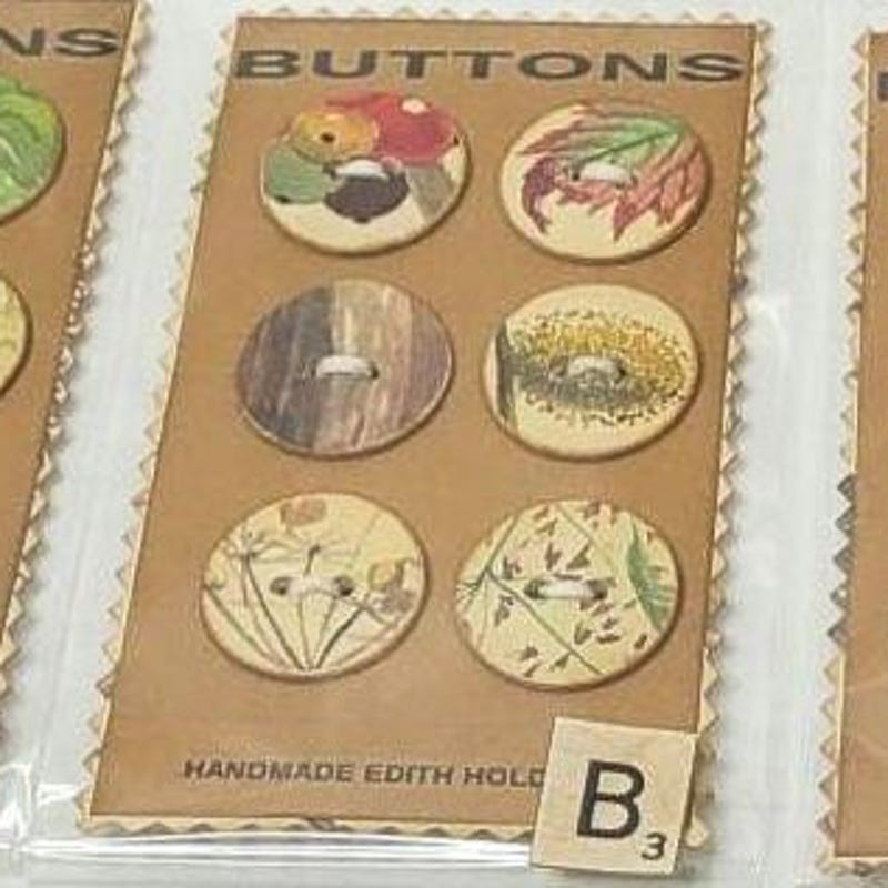 Embossed Buttons - Etsy
