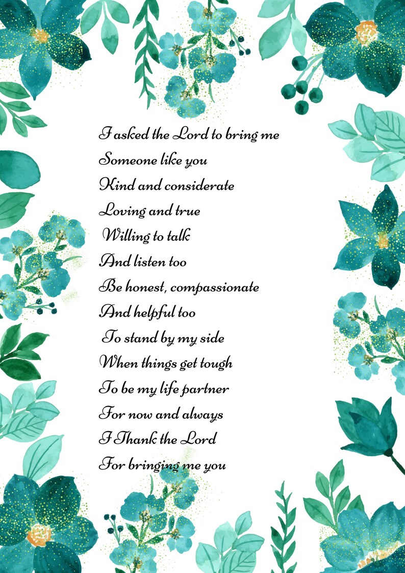 Love Poem| Anniversary Poem| Birthday| Engagement | Personalise This ...