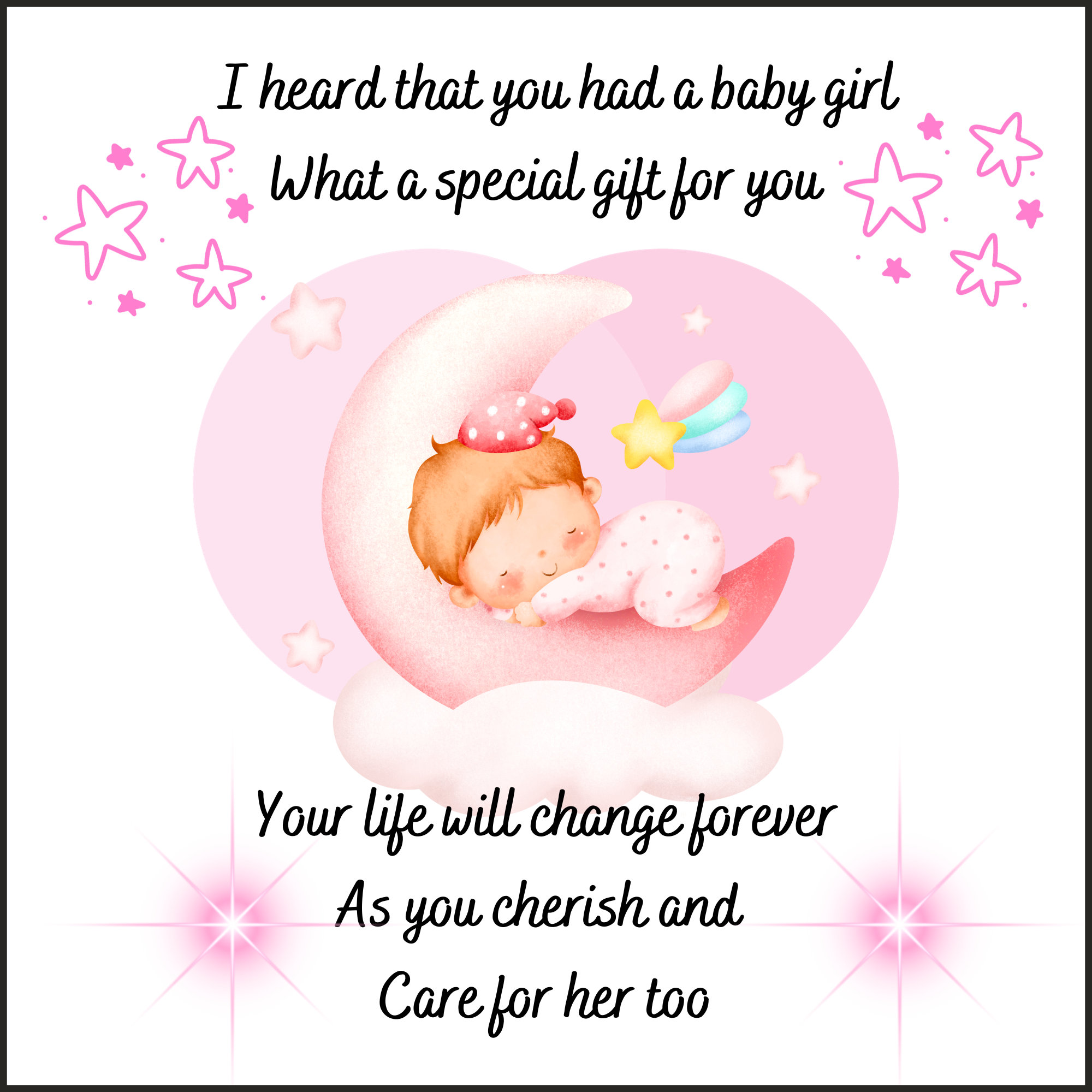 Gefeliciteerd Met Je Babymeisje Gedichten Uniek Geboortekaartje Voor