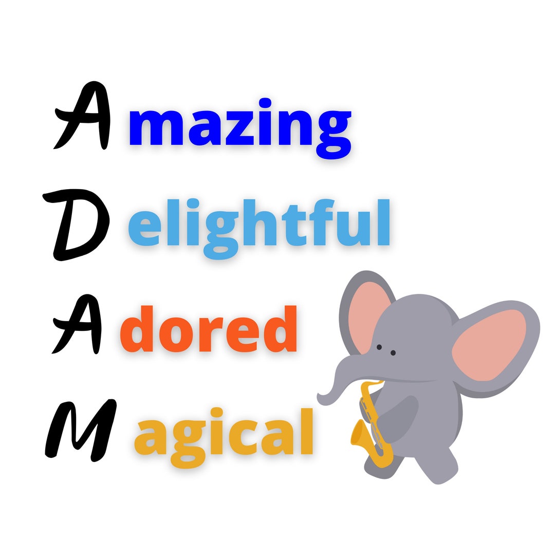 Funny Acrostic Poem for Kids With Animals | Personalised Print for ...