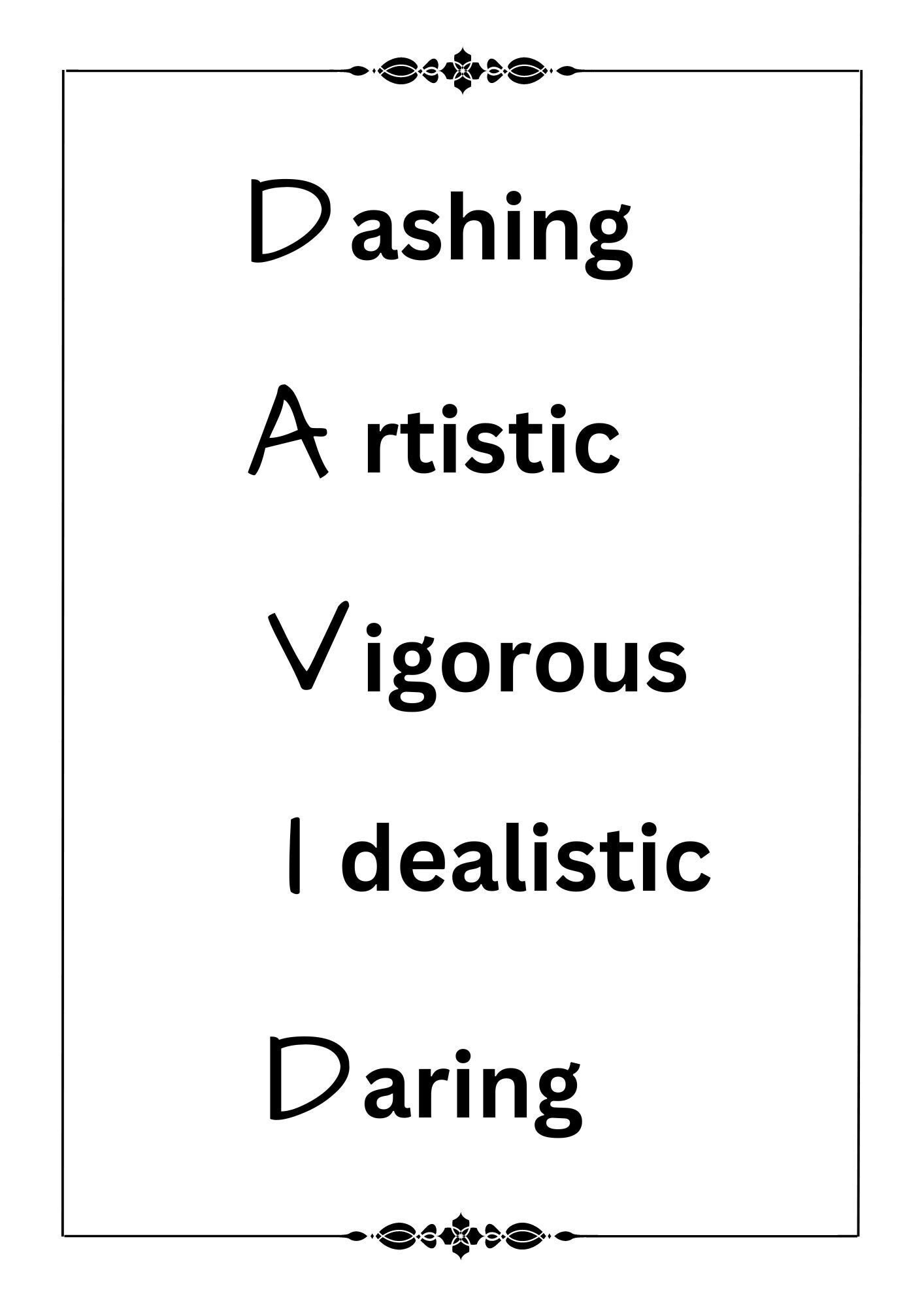 Personalised Acrostic Poem | Physical and Digital Print | Instant ...