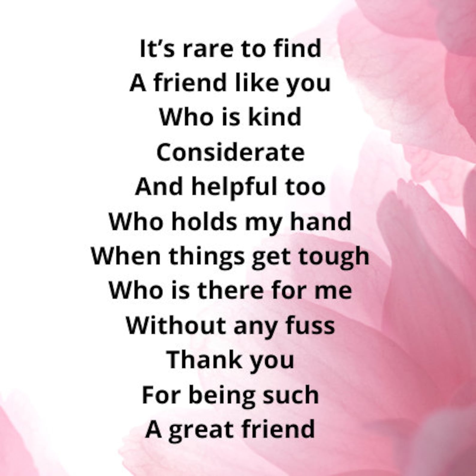 Personalised Poetry for Best Friend | Physical Print | Custom Name ...