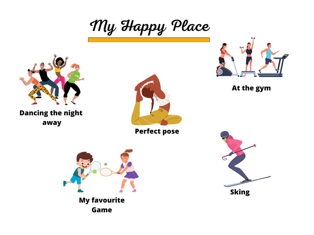 My Happy Place Print| Personalise It With Your Own Images or Choose a ...