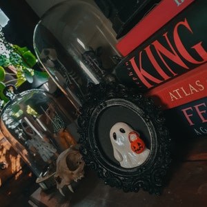 Trick or Treat Boo, Cute Ghost, Gothic Home Decor, Witchy Decor ...