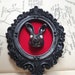 Rabbit Wall Art - Black Bunny Wall Decor, Gothic Home Decor, Black ...