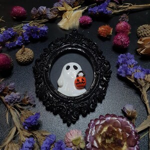 Trick or Treat Boo, Cute Ghost, Gothic Home Decor, Witchy Decor ...