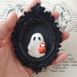Trick or Treat Boo, Cute Ghost, Gothic Home Decor, Witchy Decor ...