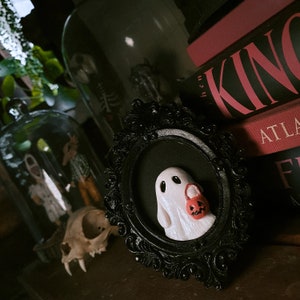 Trick or Treat Boo, Cute Ghost, Gothic Home Decor, Witchy Decor ...