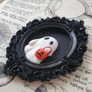 Trick or Treat Boo, Cute Ghost, Gothic Home Decor, Witchy Decor ...