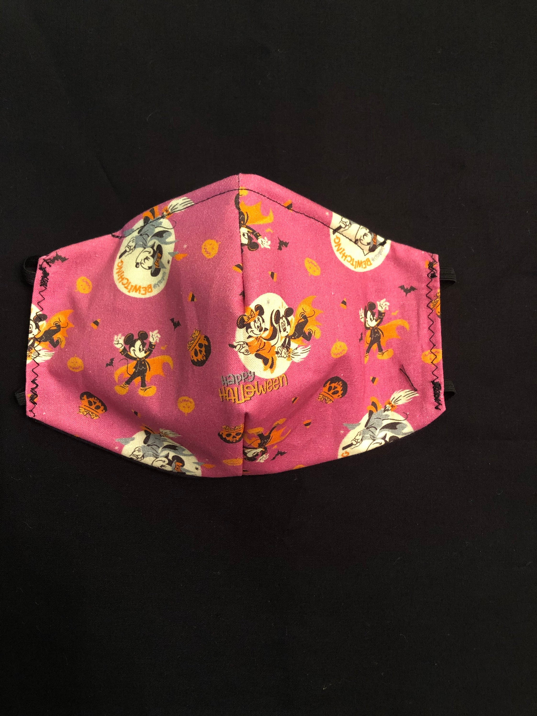 Halloween Minnie Mouse Face Mask - Etsy UK