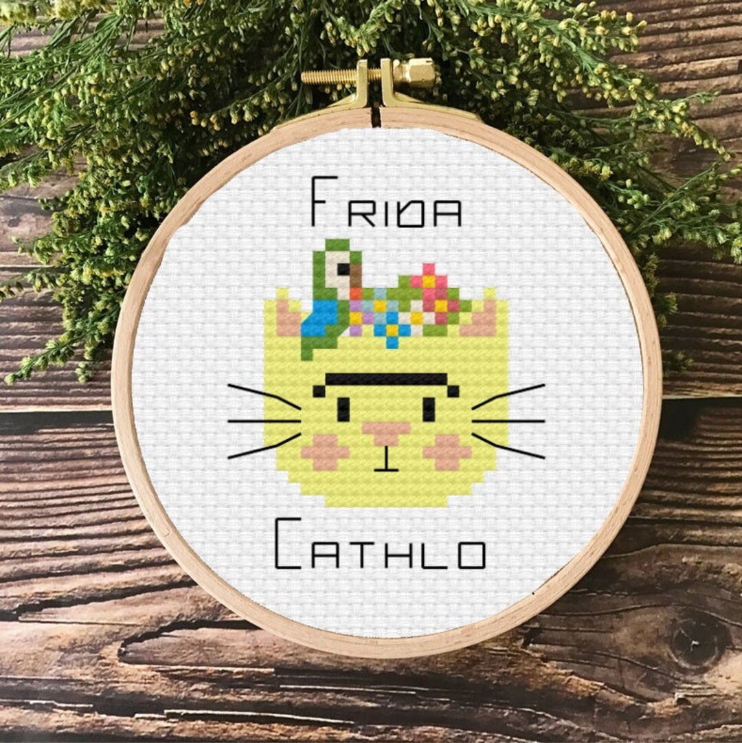 Cat Frida Kahlo - Etsy