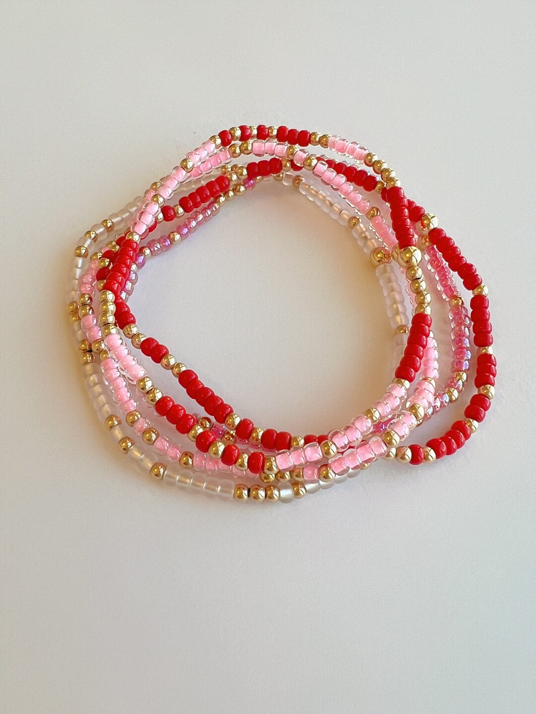 THE MILLIE STACK: Bead Bracelet | Seed Bead Bracelet | Stack Bead Bracelet | 3mm Stack Bracelet ...