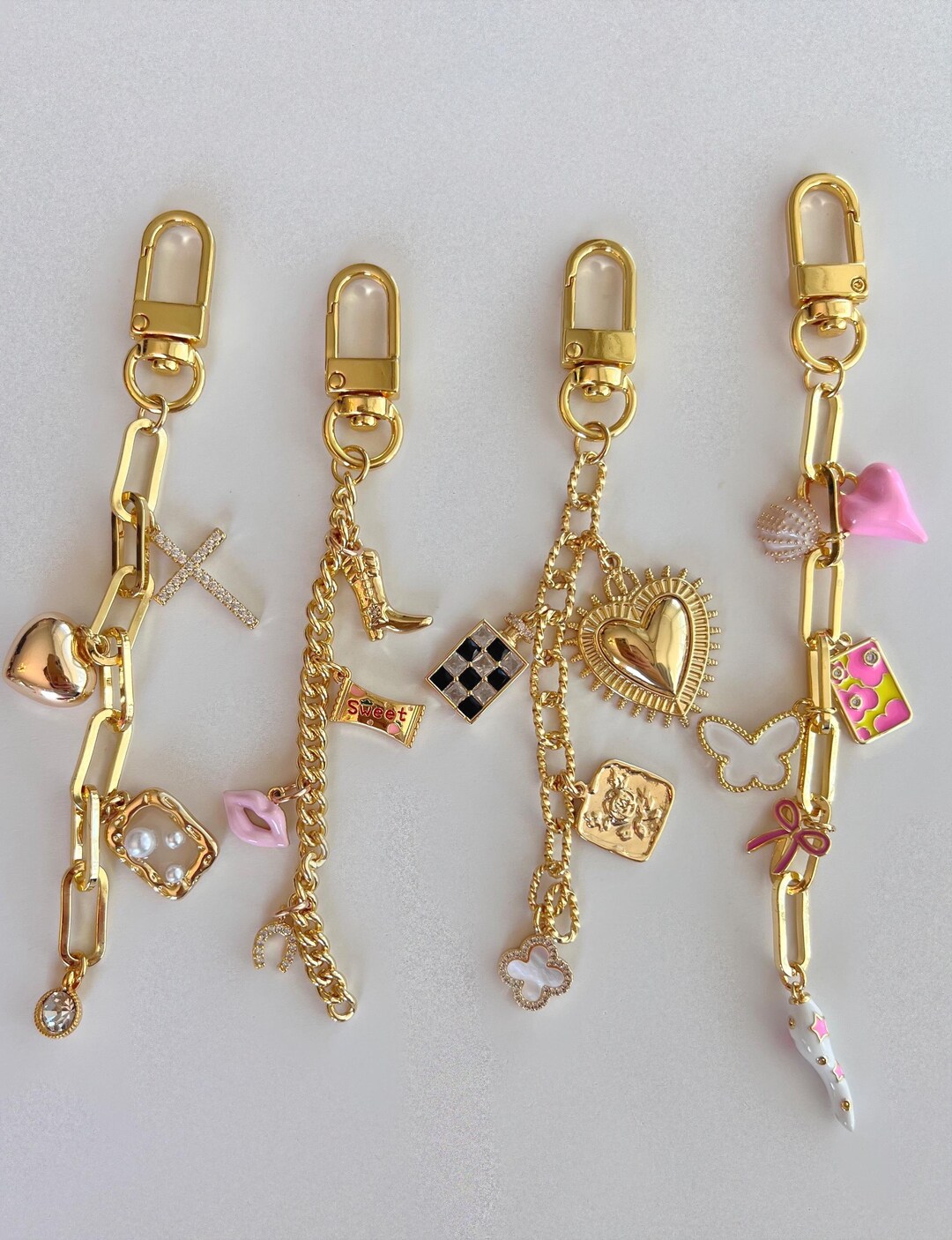 Create Your Own CHARM Bag Charms & Key Chain: Chunky Bag Charms ...
