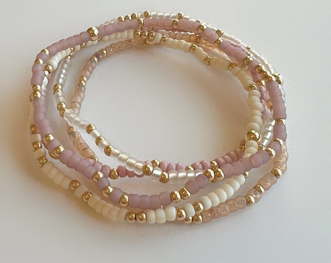 THE STACKERS: Custom Bead Bracelet Seed Bead Bracelet Stack Bead ...