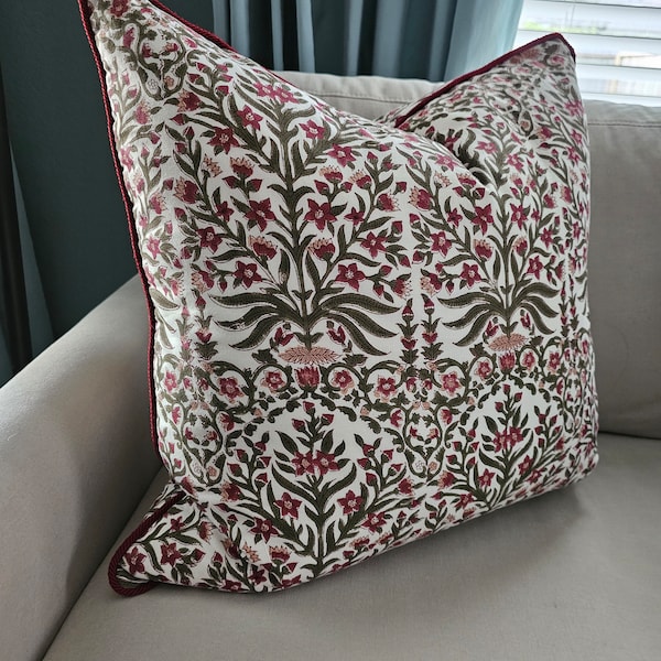 Block Print Pillows - Etsy