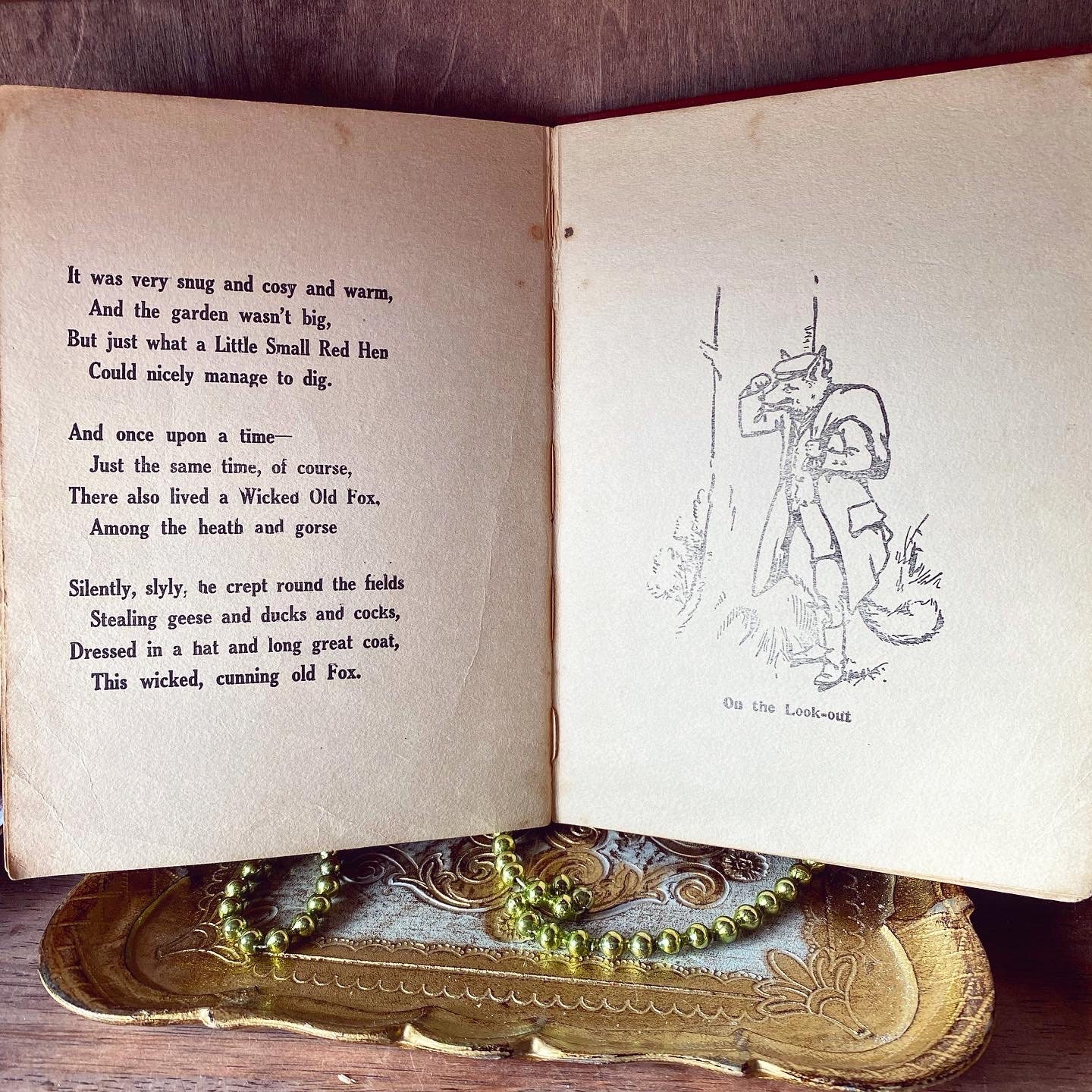 Antique Illustrated Children’s Book: the Little Small Red Hen - Etsy