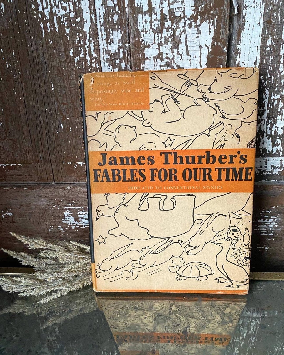 Vintage Illustrated Book: Fables for Our Time by James Thurber 1943 - Etsy