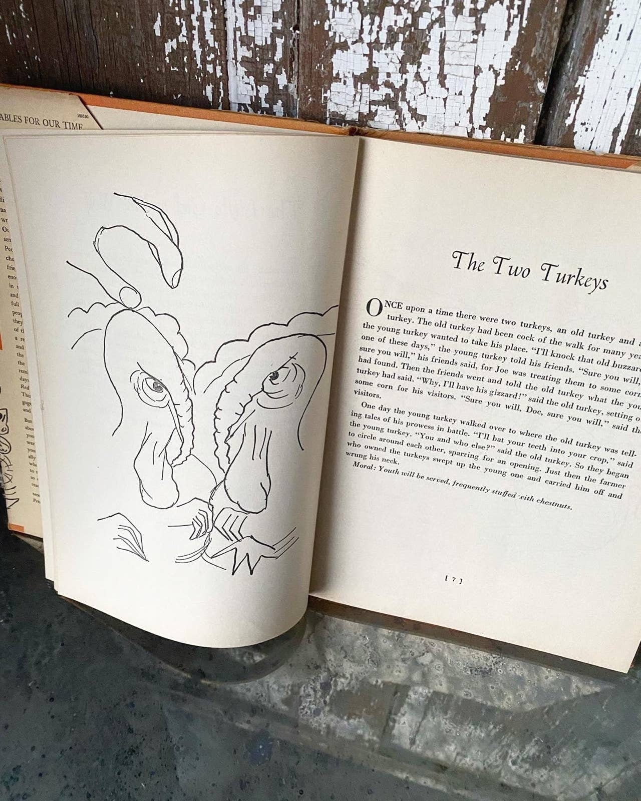 Vintage Illustrated Book: Fables for Our Time by James Thurber - Etsy