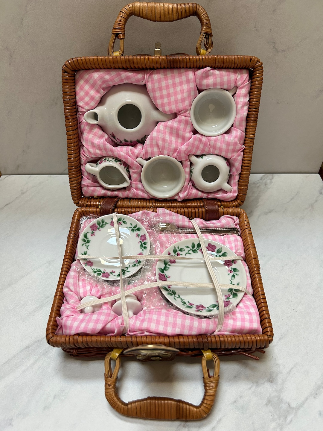 Children's Porcelain Tea Set, Christmas Tea Set Gift, Girls First Tea ...