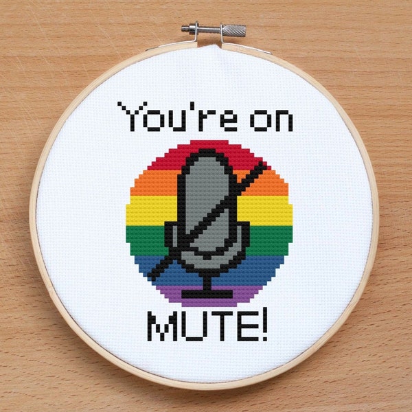 Cross Stitch Microphone - Etsy