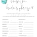 Breakfast at Tiffany's Bridal Shower Games - Etsy