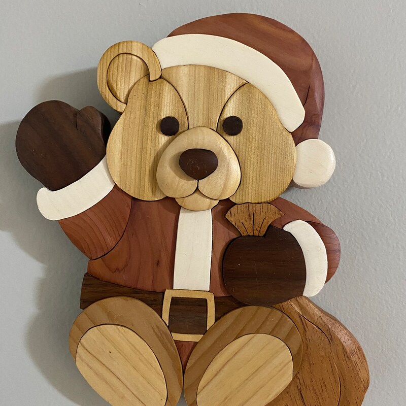 Intarsia Bear - Etsy