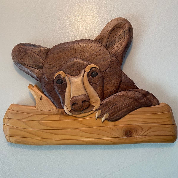 Intarsia Bear - Etsy