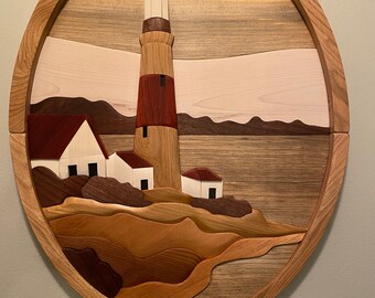 Intarsia Lighthouse - Etsy