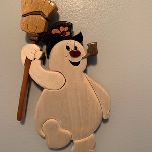 Frosty the Snowman Intarsia woodworking from the cartoon | Etsy