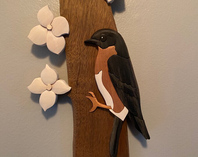 Bluebird Intarsia - Etsy