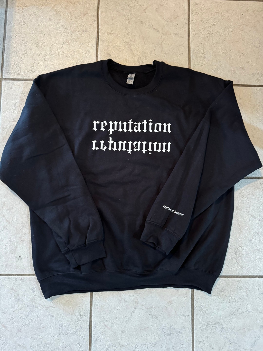 Reputation Inspired Customizable Sweatshirt - Etsy