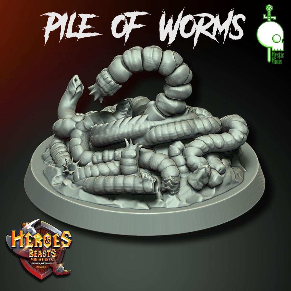 Worms FULL SET 5 Piece Set Dnd Fantasy Game TTRPG Age of | Etsy