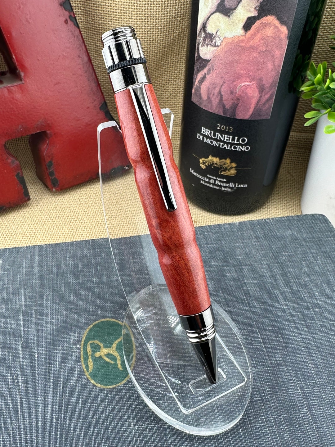 Fidget Spinner Twist Pen W/clip - Etsy