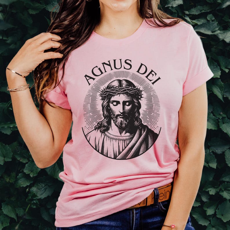 Agnus Dei T-shirt | Lamb of God, Catholic Crewneck - Etsy
